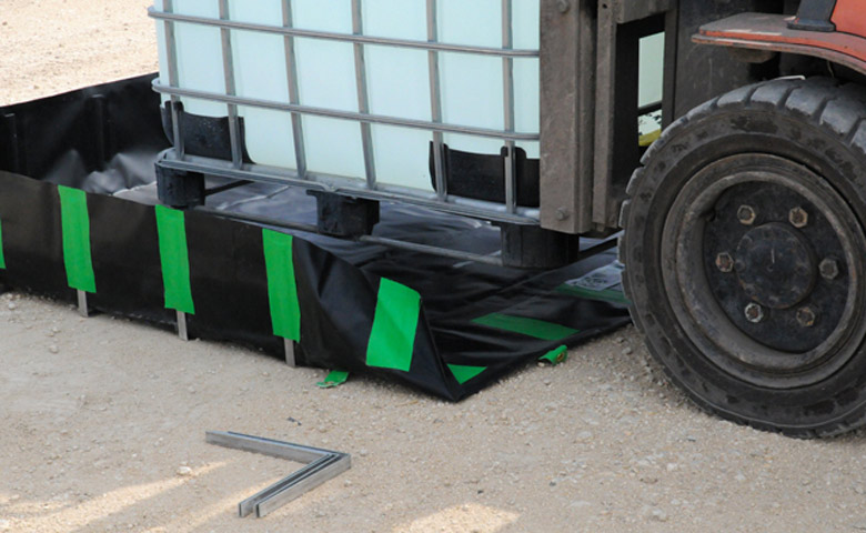 Spill Berms | Aluminum Angle Containment Berm Specifications